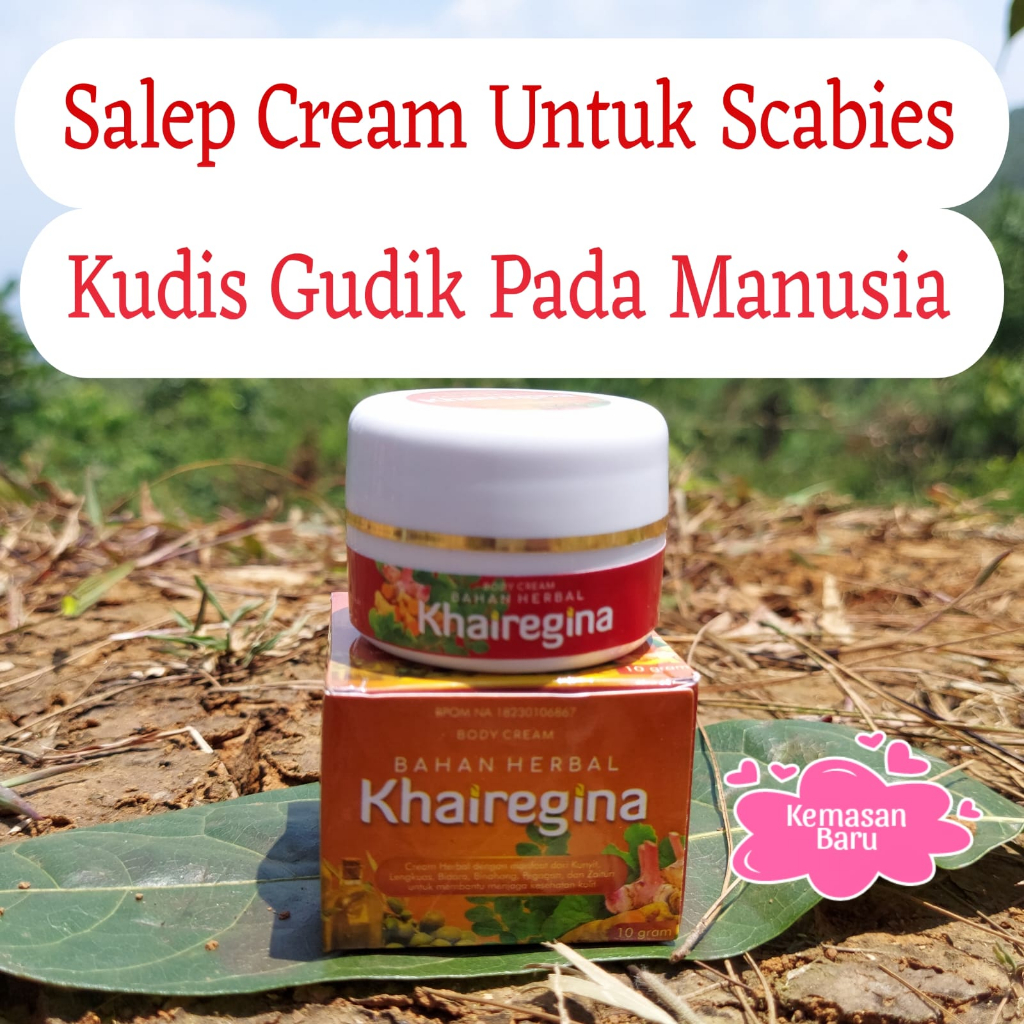 Jual Salep/Cream Scabies Gudik Kudis | Salep/Cream Herbal Khairegina ...