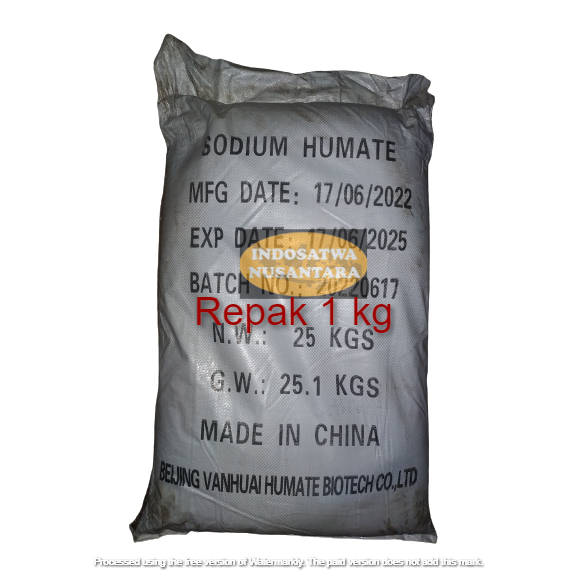 Jual Asam Humat 1 Kg 90 % Humic Acid Sodium Humate Penyubur Pembenah Pupuk Organik Nutrisi Tanah ...