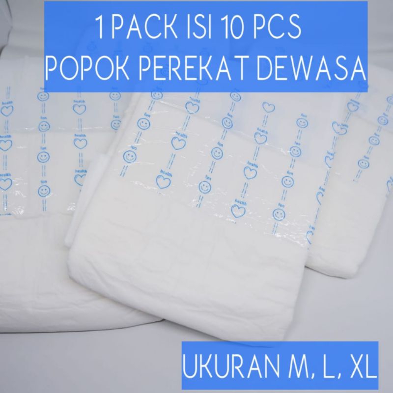 Jual Popok Dewasa PEREKAT isi 10 pcs, Paling murah di shopee | Shopee Indonesia