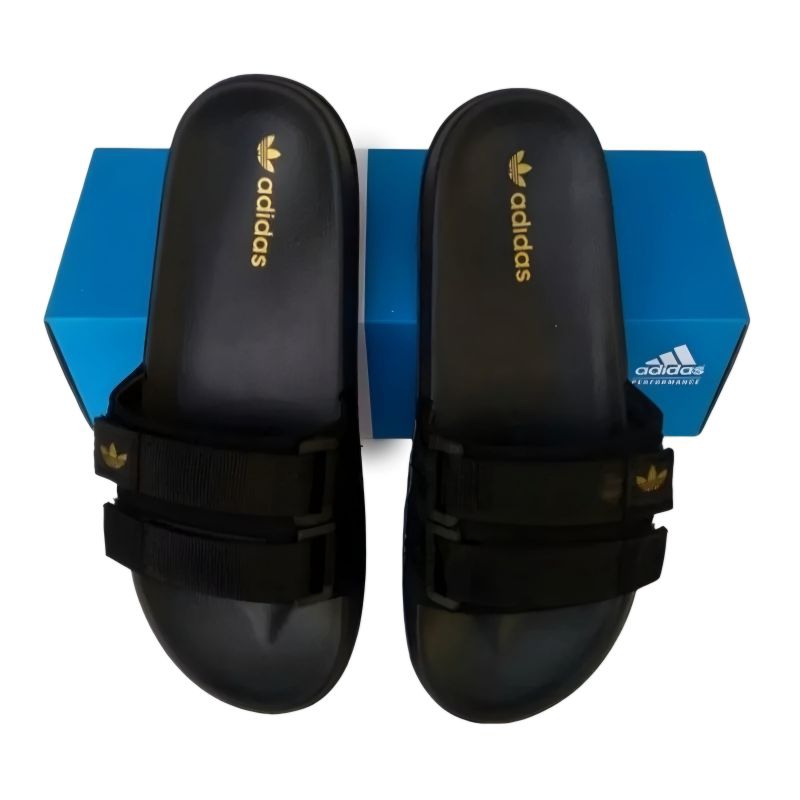 Jual Adidas sendal selop pria casual sandal slipper slide original ...
