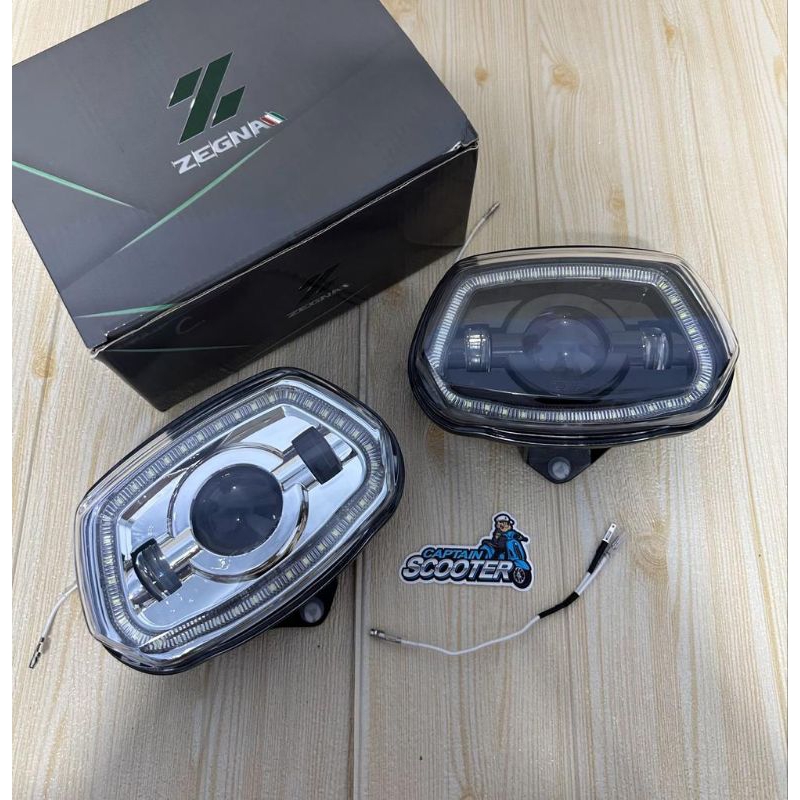 Jual Lampu Depan DRL Headlamp LED Daymaker Zegna Vespa Sprint 3v Iget ...