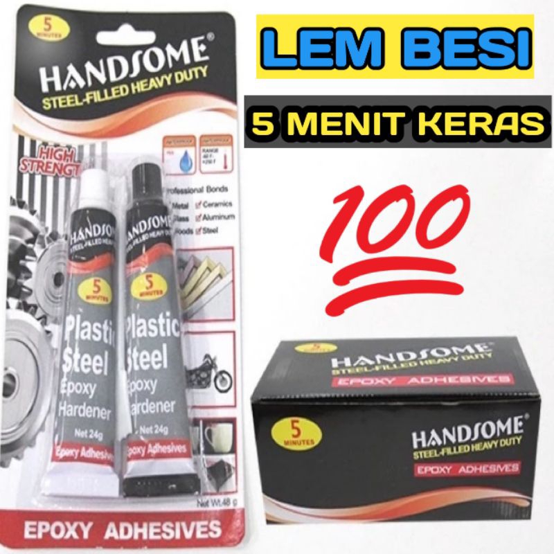 Jual LEM BESI LEM EPOXY 48 GRAM | Shopee Indonesia