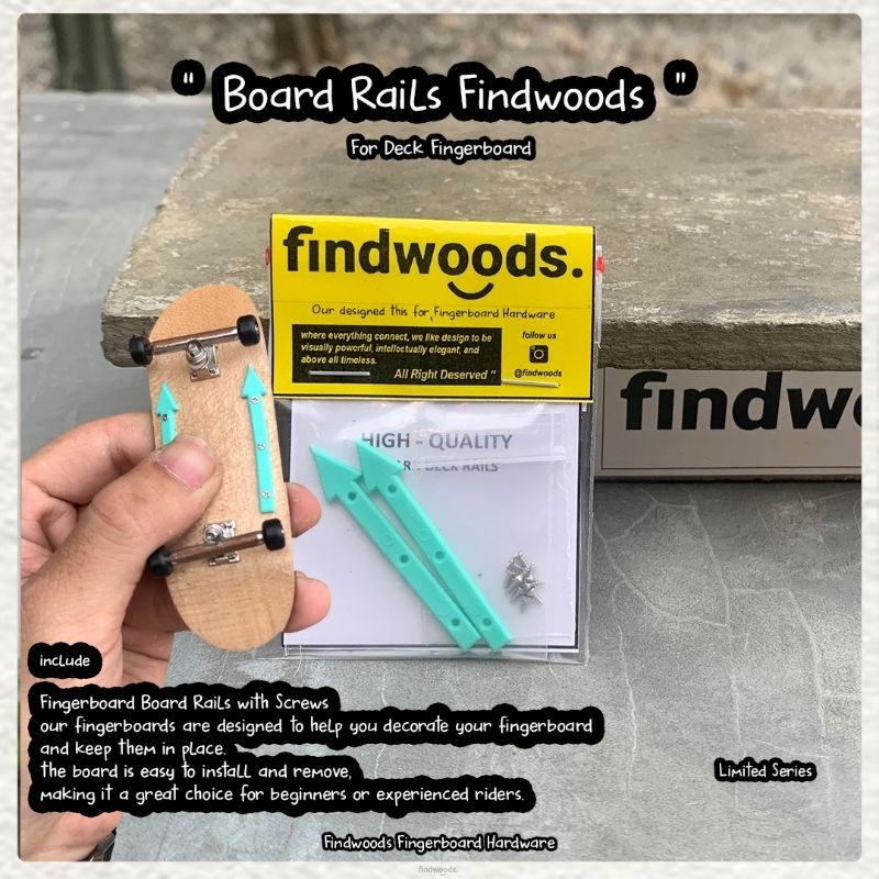 Jual Fingerboard BoardRails Findwoods Hardware Fingerboard | Shopee ...