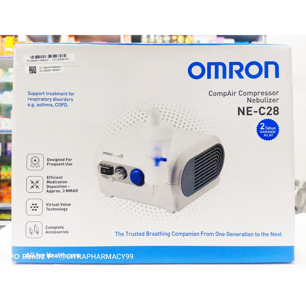 Jual OMRON COMPAIR COMPRESSOR NEBULIZER (NE-C28) - ALAT NEBU UNTUK ANAK ...