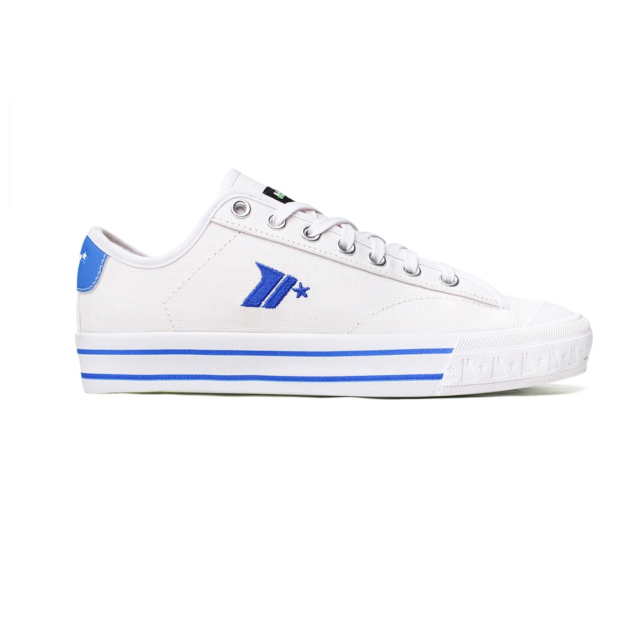 Jual Mavelin Nitro Low White Blue - Sepatu Sneakers Casual Pria Wanita ...