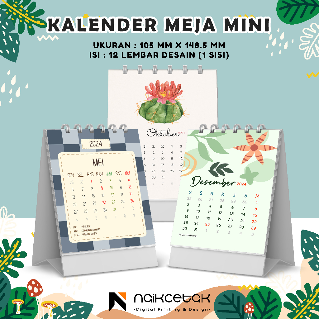 Jual 2025 KALENDER MEJA MINI AESTHETIC | Shopee Indonesia