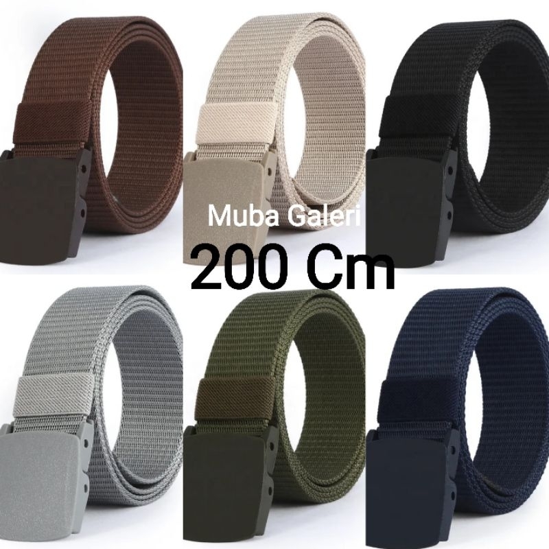 Jual IKAT PINGGANG PRIA TACTICAL SUPER JUMBO 200 CM SABUK KANVAS ANTI METAL DETECTOR | Shopee ...