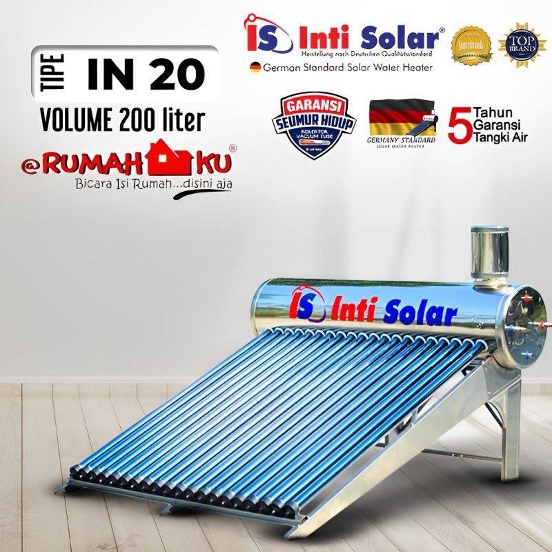 Jual Inti Solar IN20/Intisolar IN 20 Pemanas Air Tenaga Matahari 200 ...