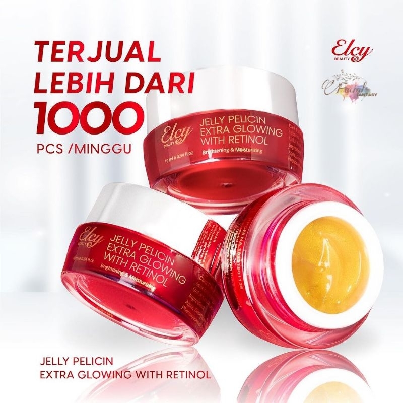 Jual Jelly Pelicin Extra Glowing With Retinol by Elcy Beauty | Shopee ...
