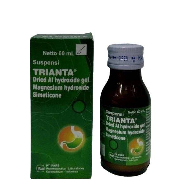 Jual TRIANTA SUSPENSI 60 ML - MENGATASI MAAG DAN PERUT KEMBUNG | Shopee ...