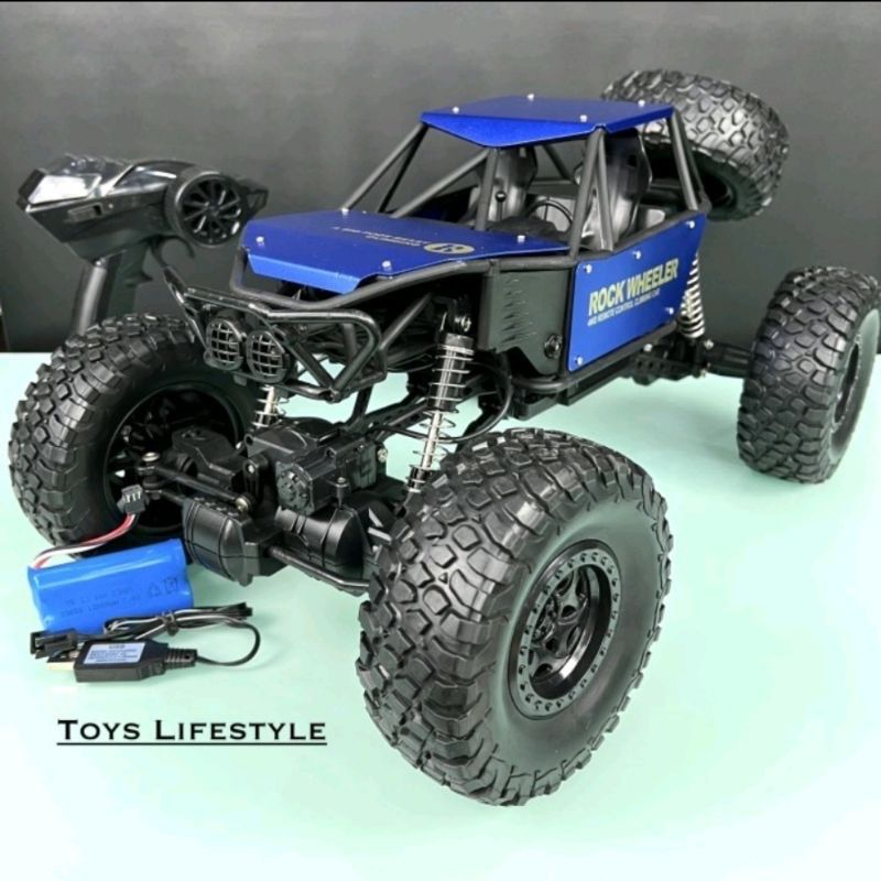 Jual Mobil Remote Control Rock Crawler Off Road Jeep Wrangler Rubicon 1 ...