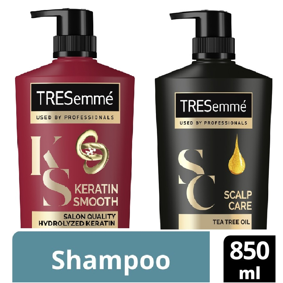 Jual Tresemme Shampoo Keratin Smooth | Scalp Care 850 ml | Shopee Indonesia
