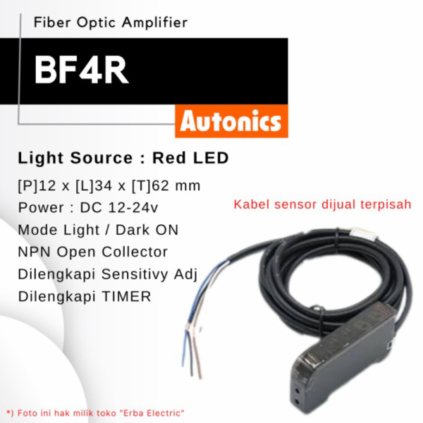 Jual Autonics BF4R Fiber Optic Sensor Amplifier BF4 Series 100 Ori Limited | Shopee Indonesia