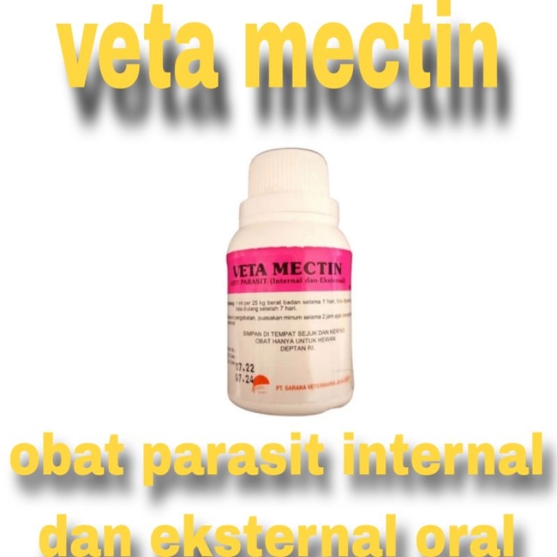 Jual Veta mectin oral 100ml - ivermectin 10% - obat parasit oral- obat ...