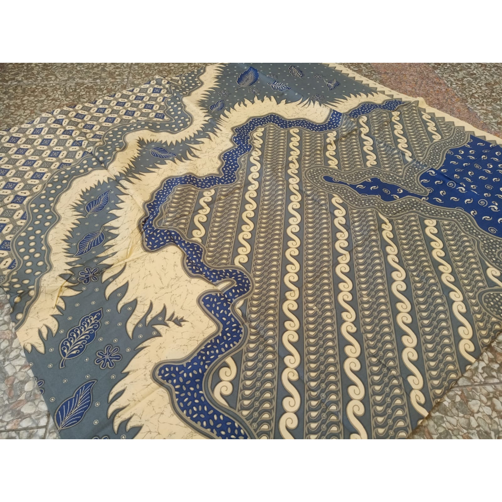 Jual Kain Batik SOLO motif galaran daun kawung | Shopee Indonesia