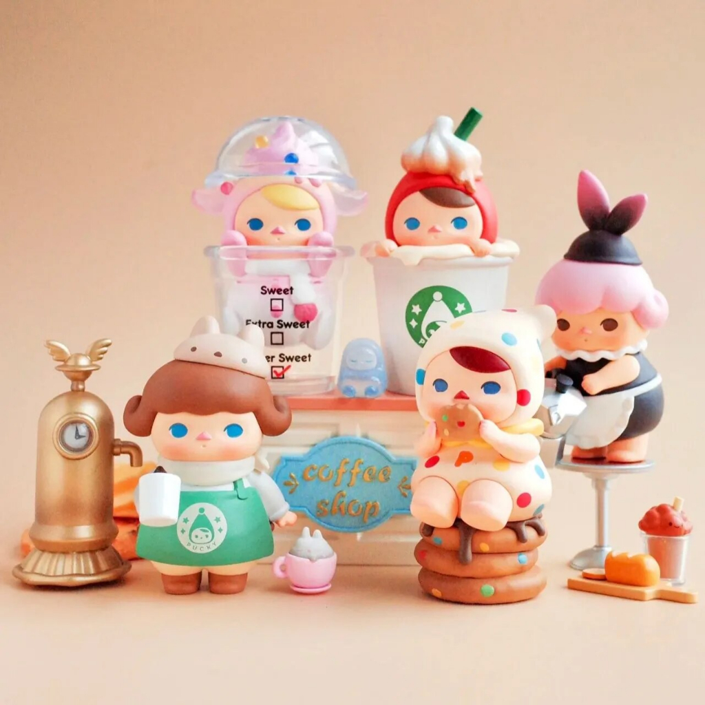 Jual POP MART Pucky Rabbit Cafe Series | Shopee Indonesia