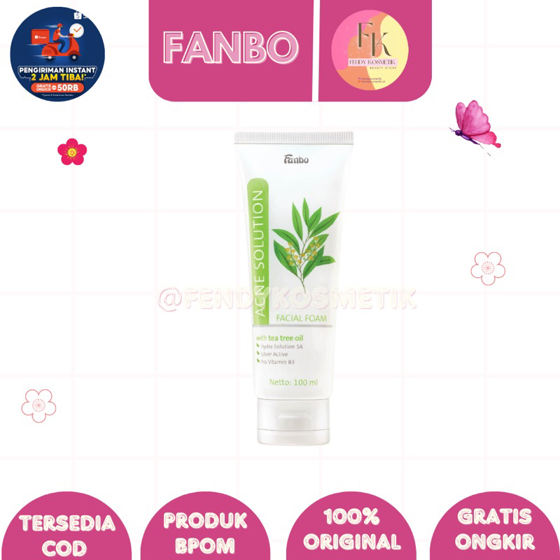Jual FK - FANBO Acne Solution Facial Foam | Shopee Indonesia