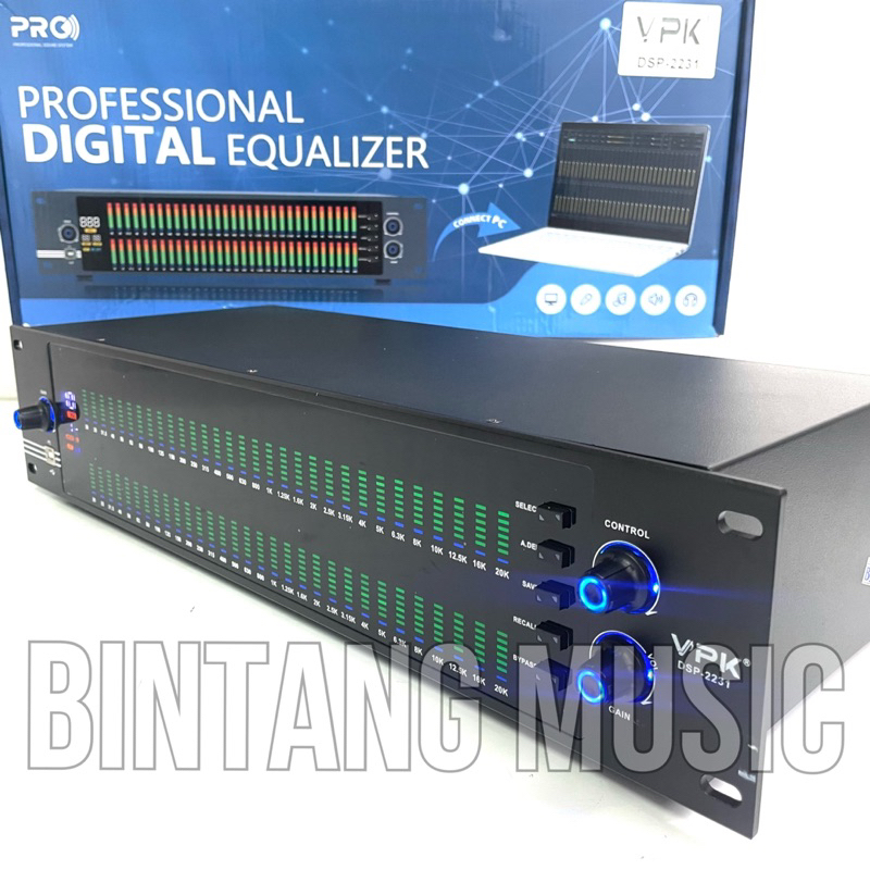 Jual Equaliser digital vpk 2231 original EQX VPK2231 DSP | Shopee Indonesia