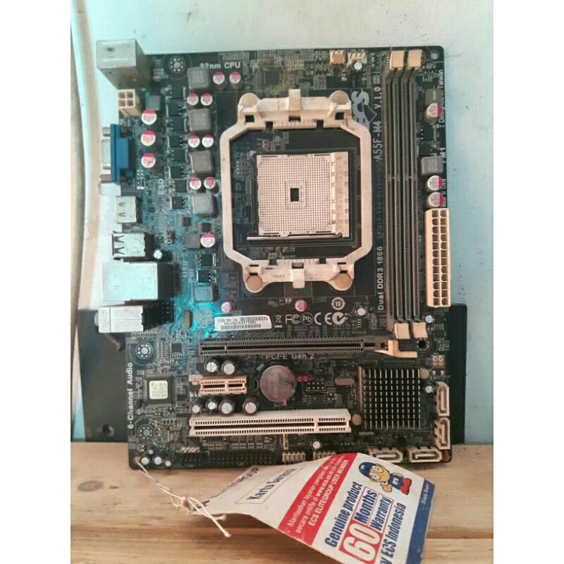 Jual Motherboard Ecs A55 F m4 Fm1 | Shopee Indonesia