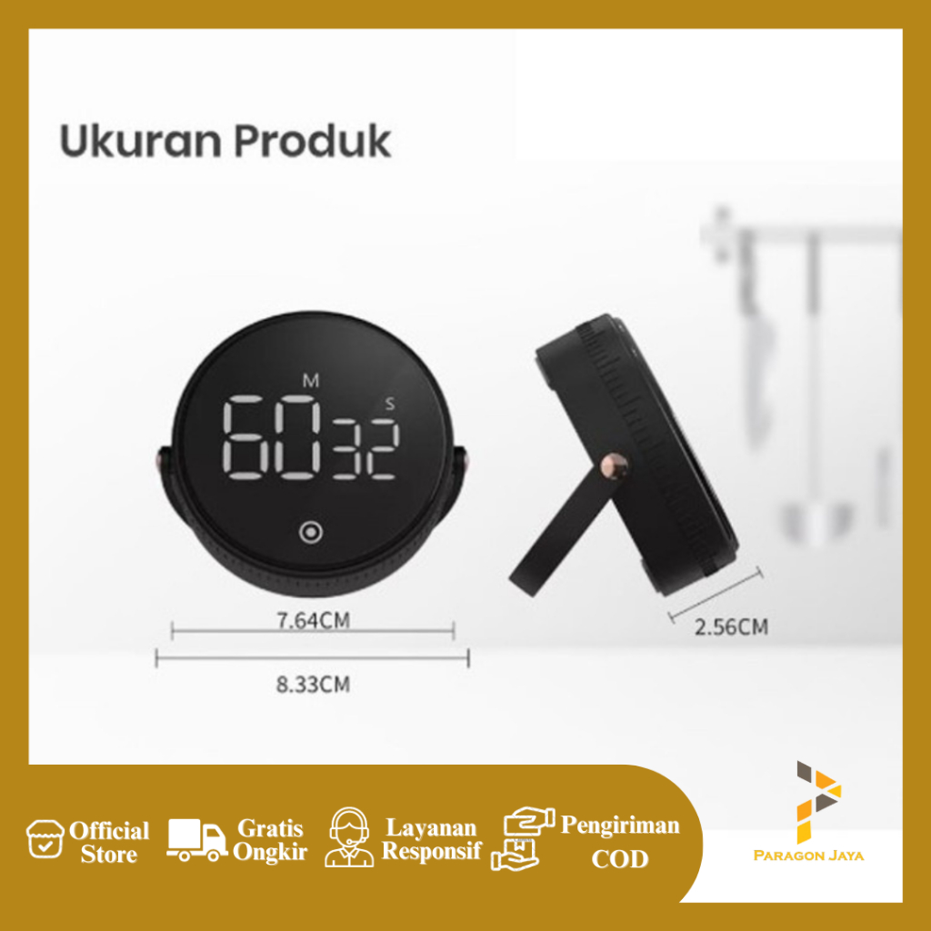 Jual F1 Kitchen Timer Dapur Countdown Timer Rotation Digital | Shopee ...