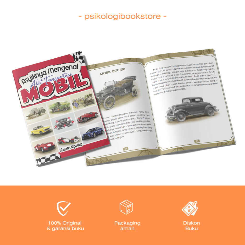 Jual Buku Asyiknya Mengenal Alat Transportasi Mobil | Shopee Indonesia