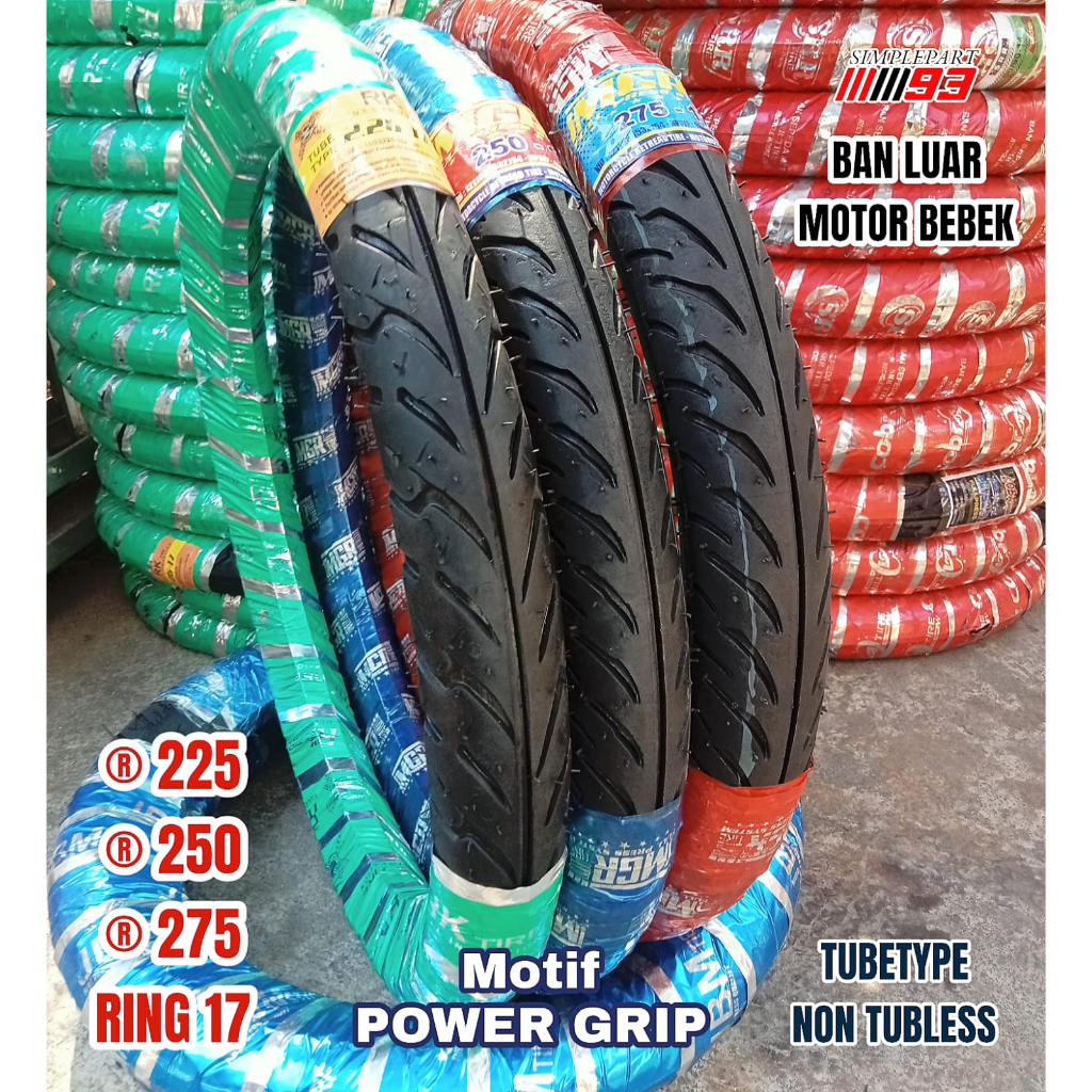 Jual TERMURAH !! - BAN LUAR MOTOR BEBEK [ 2.25 , 250 , 275 ] RING 17 ...