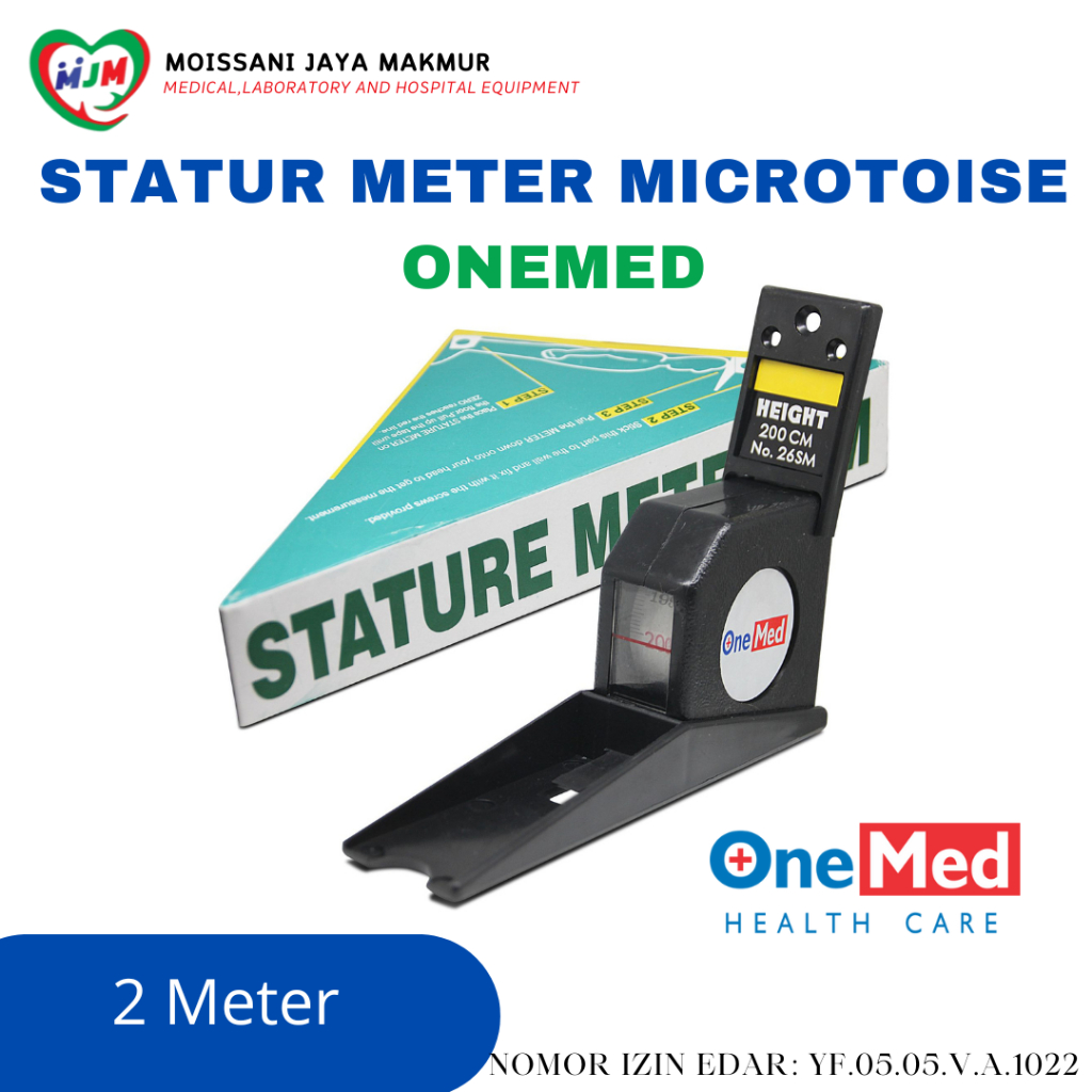 Jual Microtoise Onemed Statur Meter Onemed Alat Pegukur Tinggi Badan ...