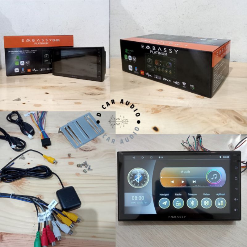 Jual Head Unit Android Embassy 7 Inch Neptunus Ram 2/32GB | Shopee ...