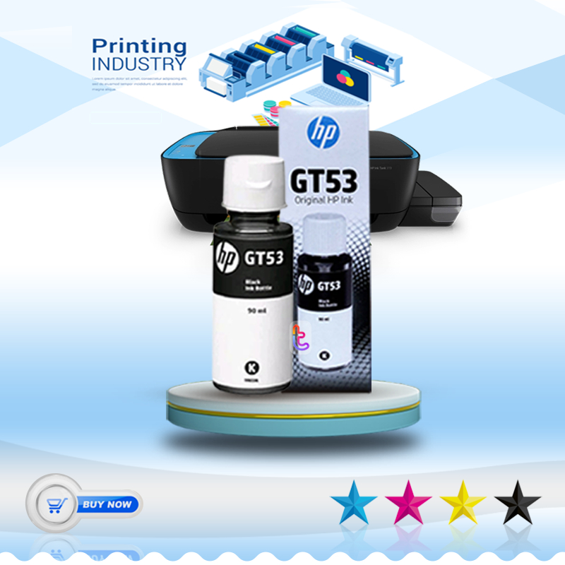 Jual tinta printer HP GT 52-53 BLACK ink tank 115 310 315 319 415 319 ...