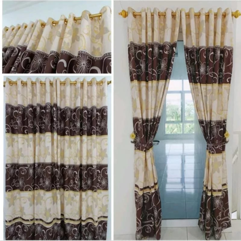 Jual Gorden Smokring 12 RingTirai Pintu Dan Jendela Hordeng Batik ...
