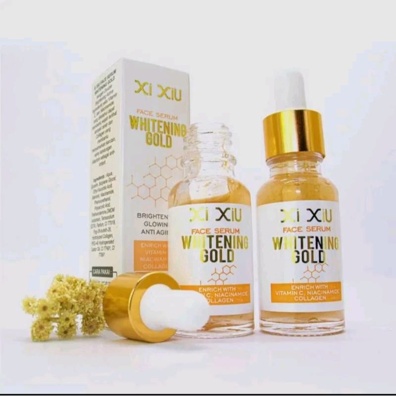 Jual Xixiu Face Serum Whitening Gold 20ml | Shopee Indonesia