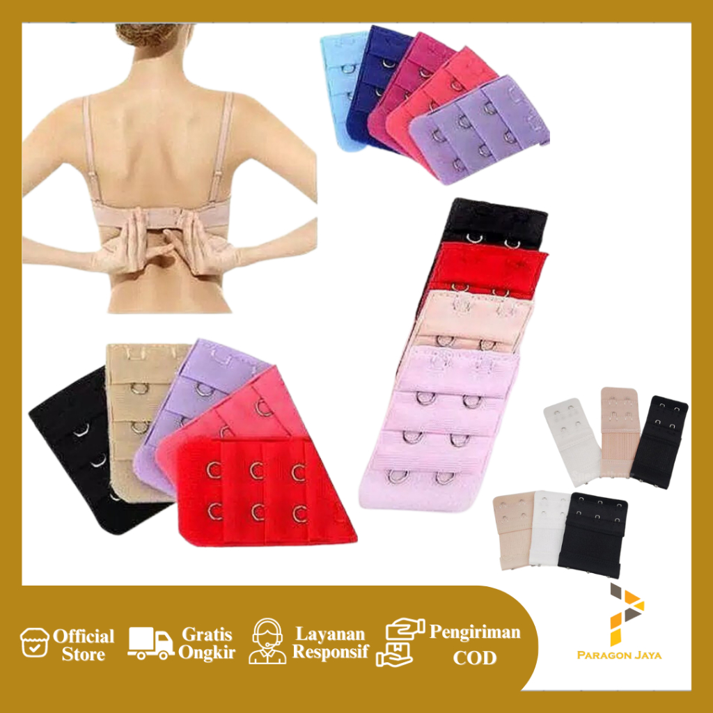 Jual Pengait Bra 2 Kait 3 Kait SAMBUNGAN PENGAIT TALI BRA KUTANG | Shopee Indonesia