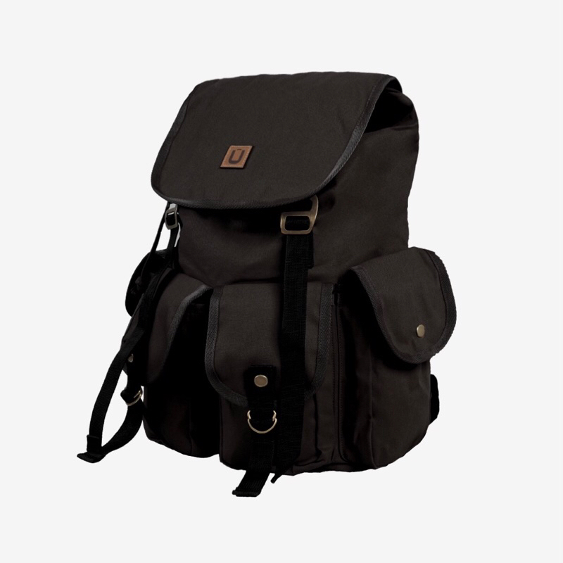 Jual BAGGU Backpack Okta - HITAM - Tas Ransel Laptop Kanvas Pria Wanita ...
