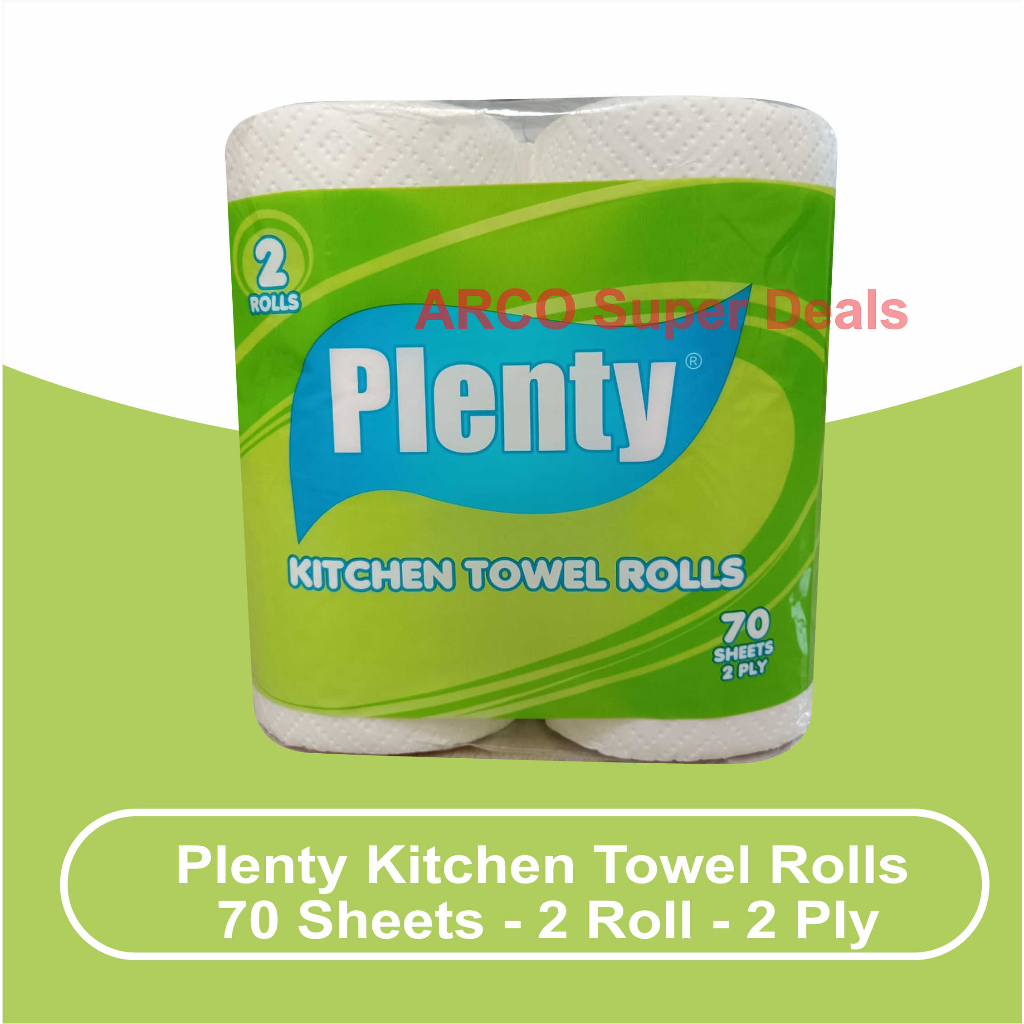 Jual Tissue Plenty Kitchen Towel Rolls Tisu Dapur Isi 2 Roll | Shopee ...