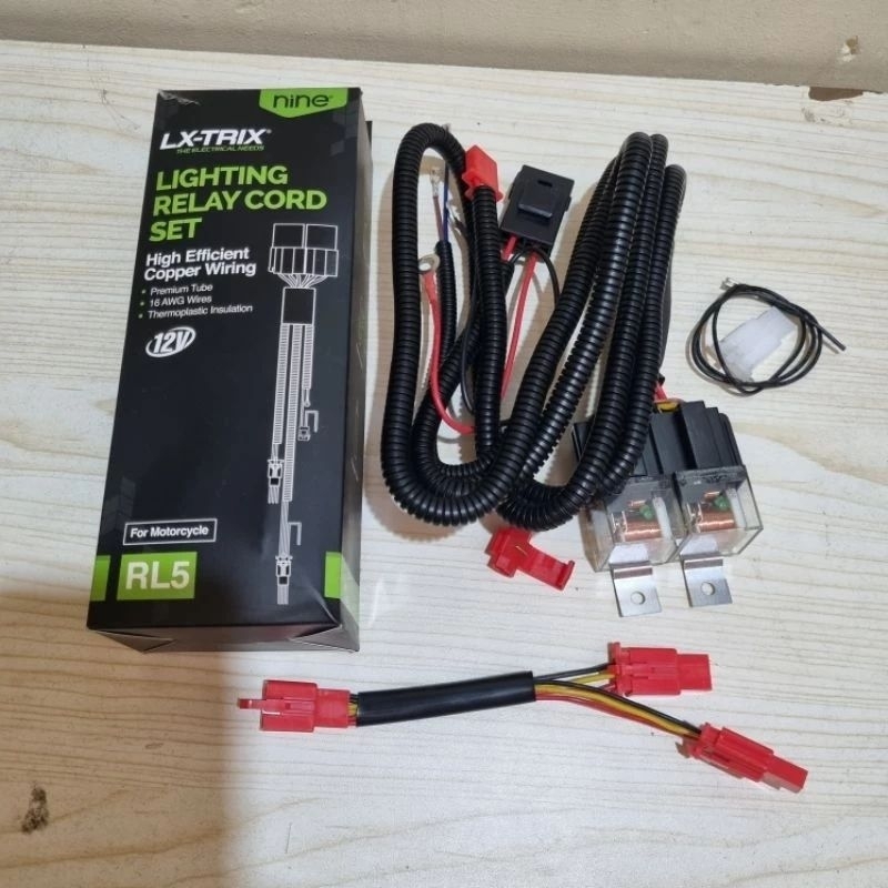 Jual KABEL RELAY LAMPU 1 SET untuk Motor Merek LX-TRIX by Nine RL5 ...