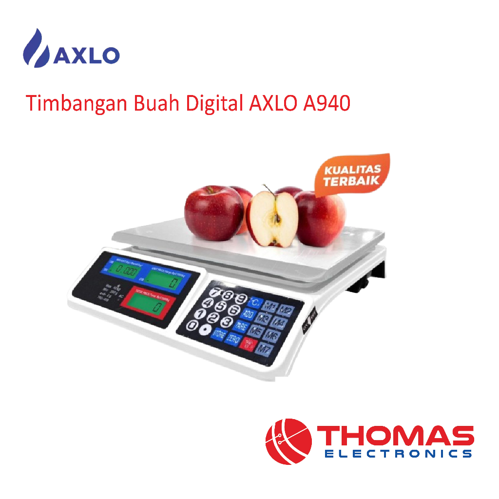 Jual Timbangan Buah Digital AXLO A940 A 940 40 Kg Garansi Resmi ...