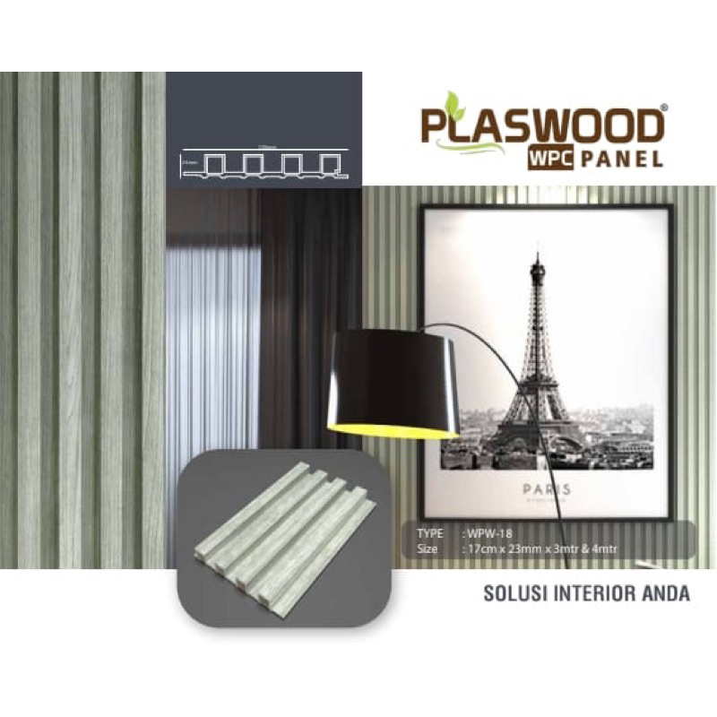 Jual Wall panel WPC 3m / Kisi kisi kayu / Backdrop wallpanel pvc bukan ...