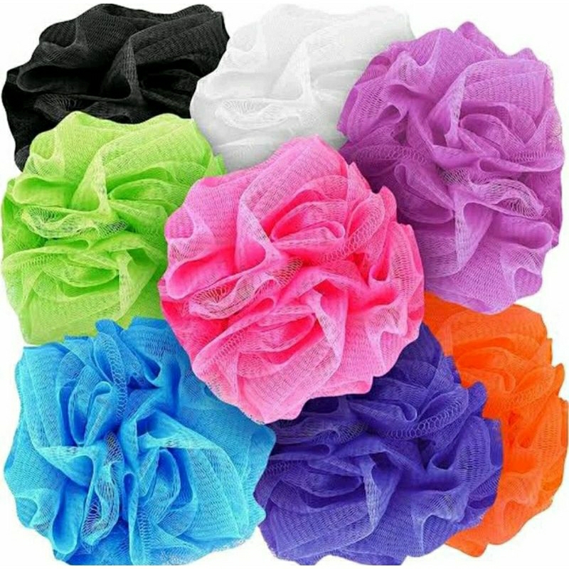 Jual SPON MANDI/SPON MANDI UKURAN 35G BAHAN HALUS BAGUS BESAR(isi 12pcs ...