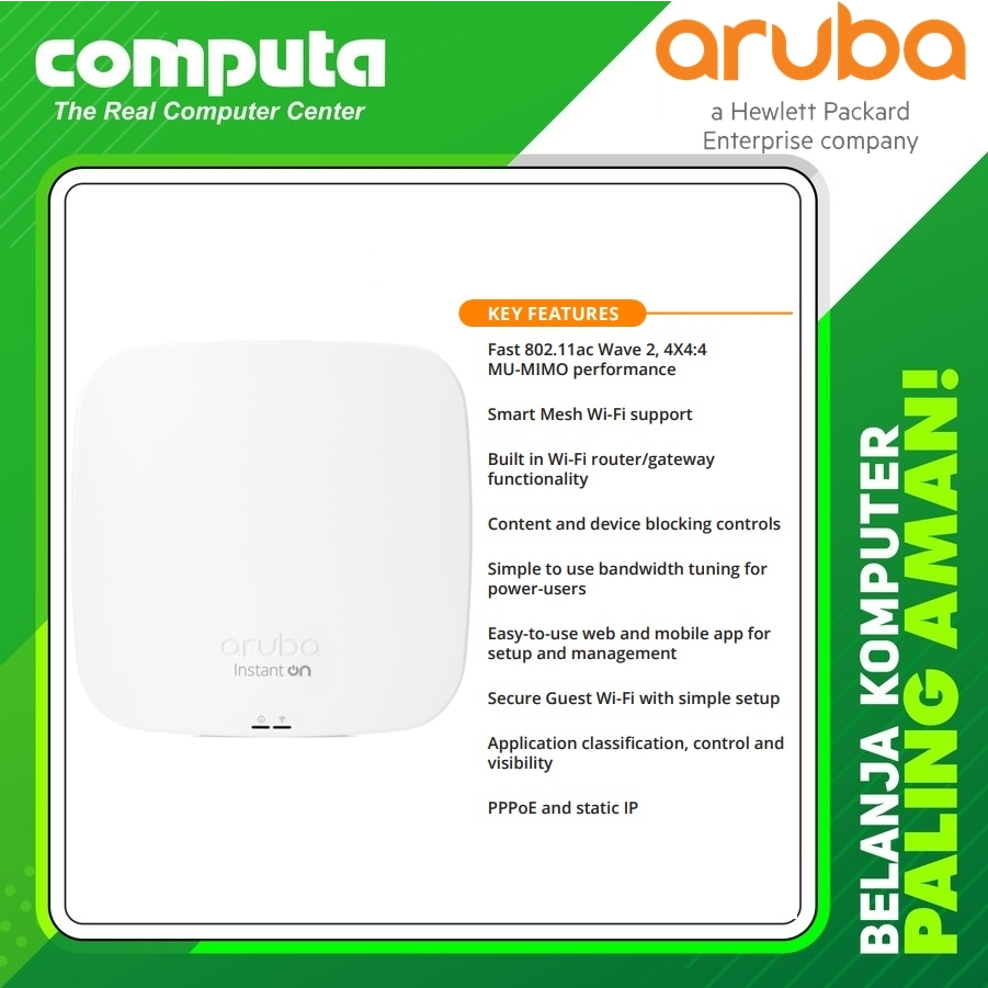 Jual Aruba Instant On AP15 (RW) Access Point (R2X06A) | Shopee Indonesia