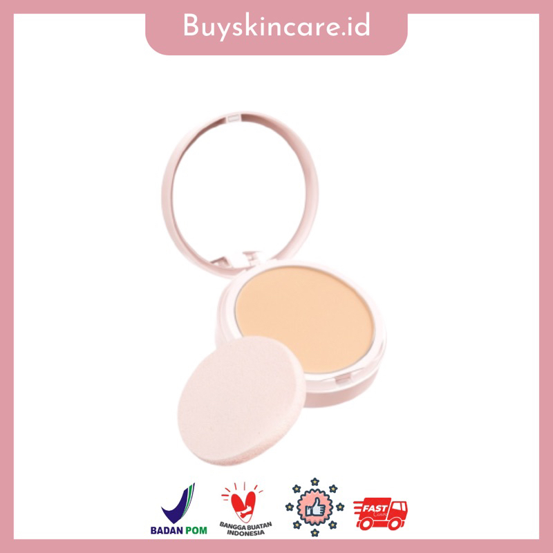 Jual Sea Makeup Acne Cover & Smooth Two Way Cake Pressed Powder and ...