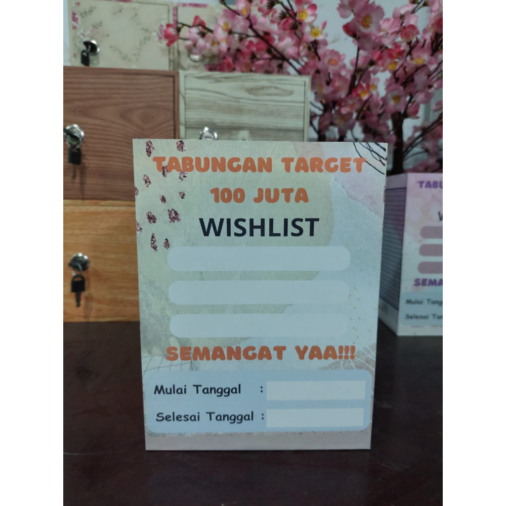 Jual Celengan Target Kotak Kunci Jumbo 100 juta 50jt 200 juta tabungan ...