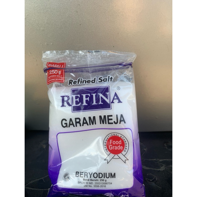Jual Garam Refina / Garam meja 250g | Shopee Indonesia