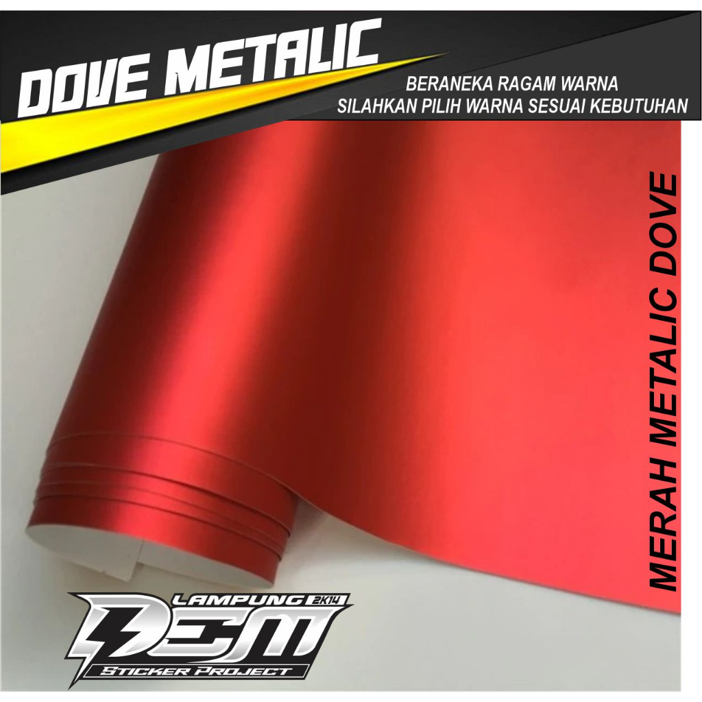 Jual SCOTLET MOTOR MERAH METALIC DOVE STIKER MOTOR DOFF MATTE SCOTLITE ...