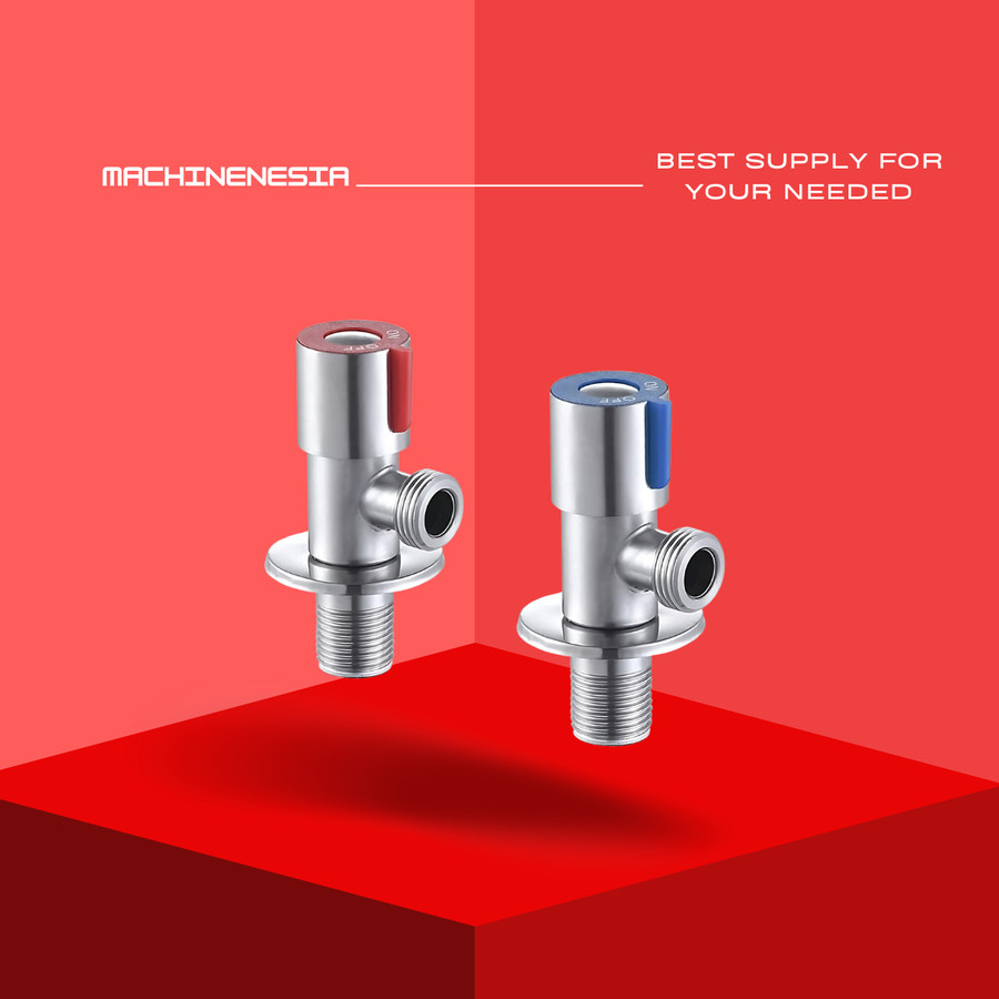 Jual STOP KRAN STAINLESS SINGLE SUS 304 KERAN AIR 1/2 INCH VALVE HOT ...
