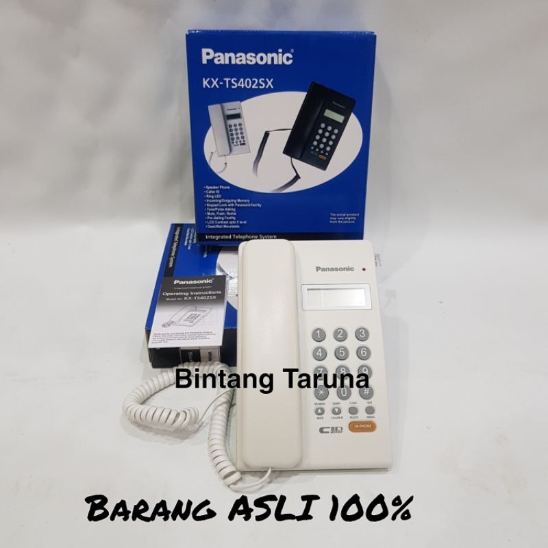 Jual Telepon Kabel Panasonic KX-TS402 Telepon Panasonic TS402 Pesawat Telepon Panasonic KX ...