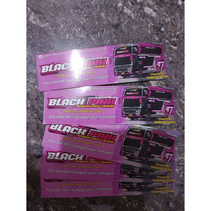 Jual stiker bus tunggal jaya asli isi 40 pcs | Shopee Indonesia