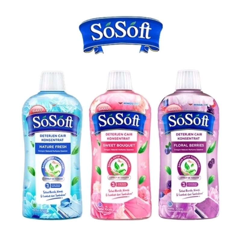 Jual SO SOFT Deterjen Cair 700ml | Shopee Indonesia