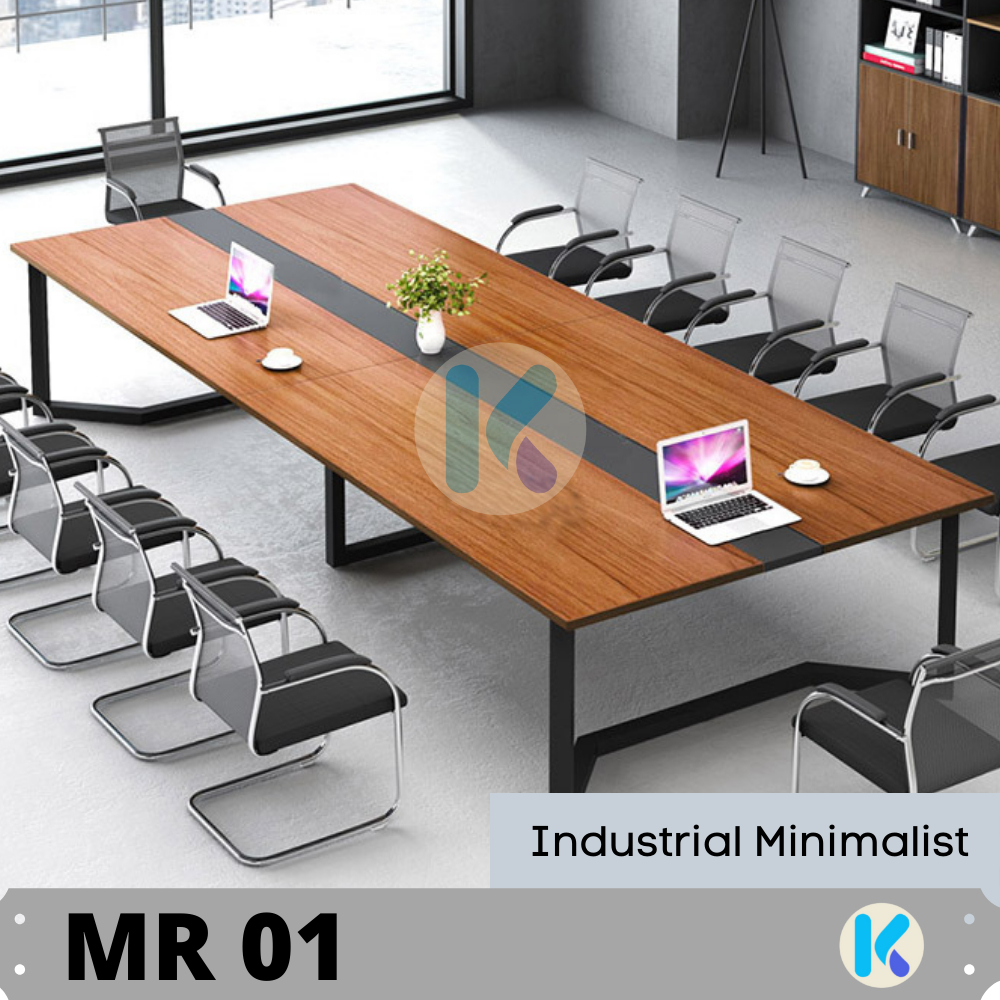 Jual Meja Rapat Kantor Meja Meeting Kantor Minimalist Industrial MR-01 ...
