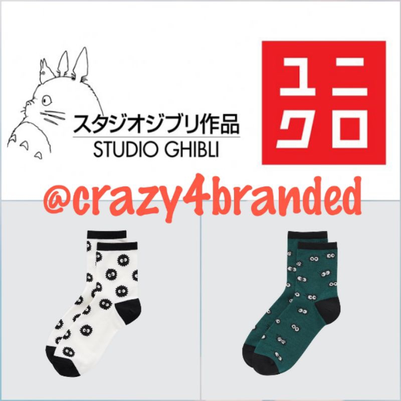 Jual Uniqlo × Studio Ghibli Various 1/2 (Half) Socks | Shopee Indonesia