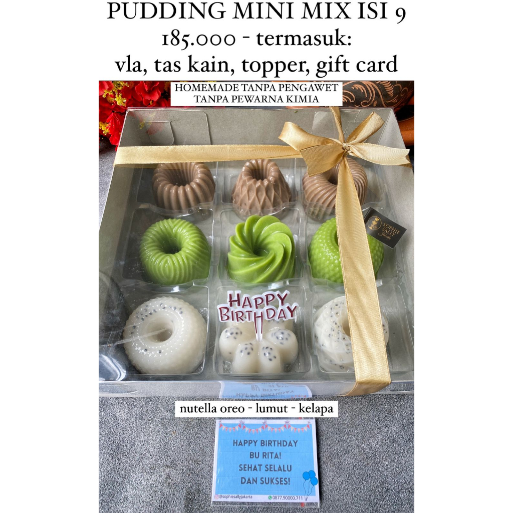 Jual Pudding Mini Mix isi 9 - Paket Hampers - Ready Setiap Hari ...